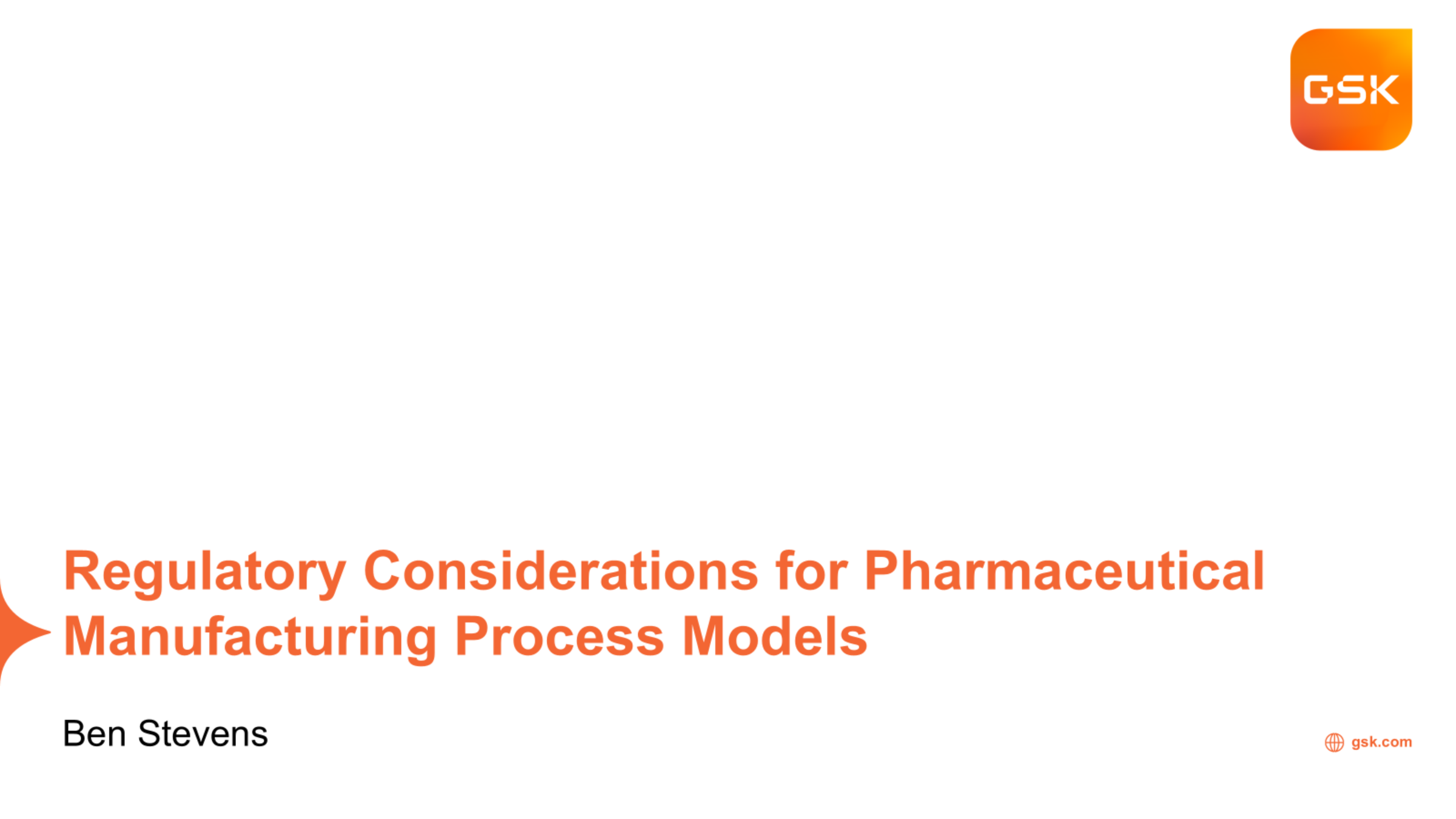 GSK Symposium Presentation